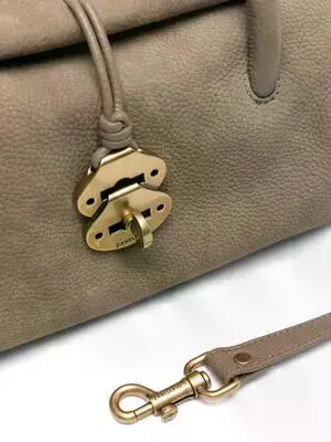 ZANELLATO Small Twist-lock Handbag - Grey