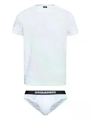 Dsquared2 Logo-print Briefs - White