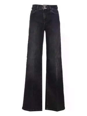 Liu Jo Logo-plaque Flare Jeans
