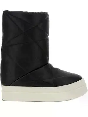 Rick Owens Quilted Leather Boots