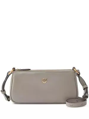 Pinko Zip-fastening Leather Mini Bag - Grey