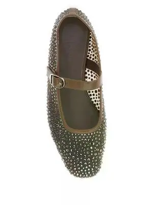 Le Monde Beryl Embellished Mary Jane Ballet Flats