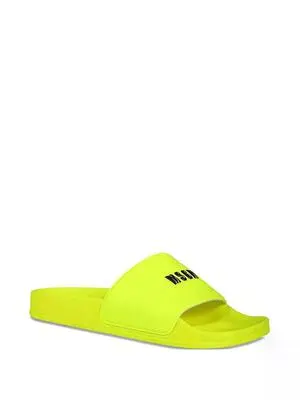 MSGM Logo-embellished Slides - Yellow
