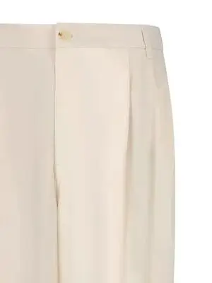 DARKPARK Pleated Ring-detail Trousers