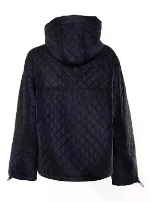 DUNO Quilted Hooded Jacket - Black