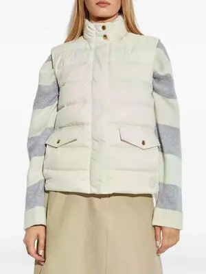 Moncler Besset Quilted Gilet - Neutrals
