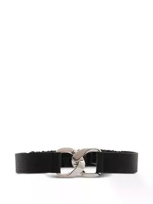 ORTIGNI Elasticated Chain-buckle Belt - Black