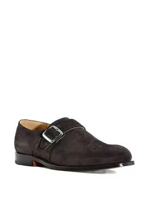 Church's Single-buckle Suede Monk Shoes
