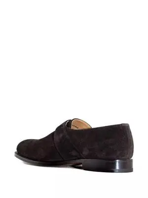 Church's Single-buckle Suede Monk Shoes
