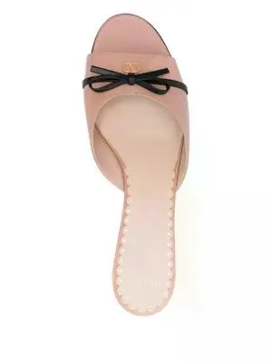 Valentino Garavani 45mm Leather Heeled Mules