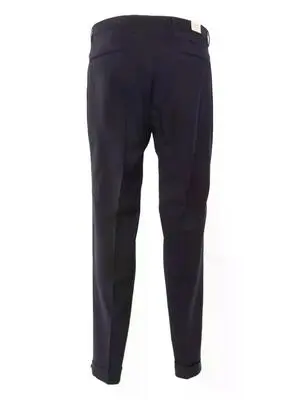 BRIGLIA 1949 Cuffed Trousers - Blue