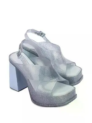 Melissa Glitter Platform Pumps