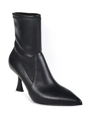 SERGIO LEVANTESI Janet Pointed-toe Sock Boots - Black