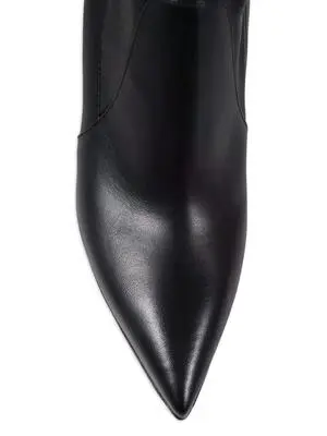 SERGIO LEVANTESI Janet Pointed-toe Sock Boots - Black