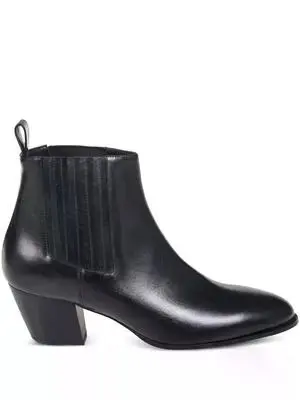 SERGIO LEVANTESI Elastic-panel Block-heel Boots