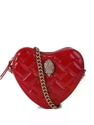 Kurt Geiger Mini Heart-shape Quilted Shoulder Bag - Red