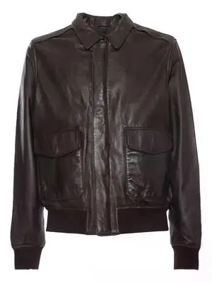 SCHOTT Leather Jacket - Brown