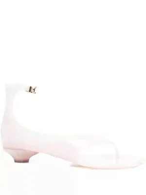 Chloé Jelly Sandals - White