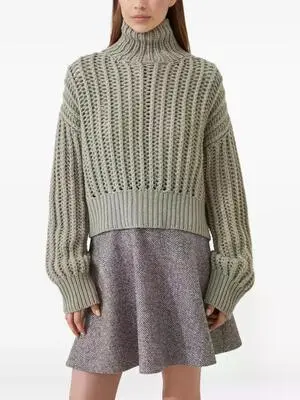 Brunello Cucinelli Turtleneck Cashmere Knit Sweater