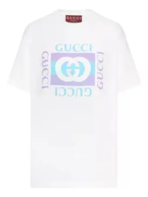 Gucci Interlocking-g Logo T-shirt - White