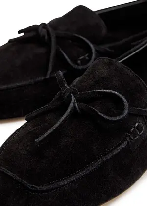 AeydĒ Jasper Suede Loafers - Black
