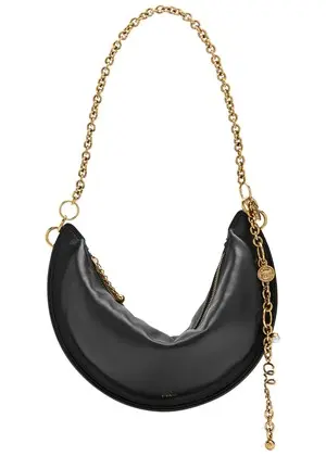 Chloé Leather Shoulder Bag - Black