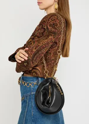 Chloé Leather Shoulder Bag - Black