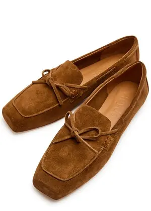 AeydĒ Jasper Suede Loafers - Brown