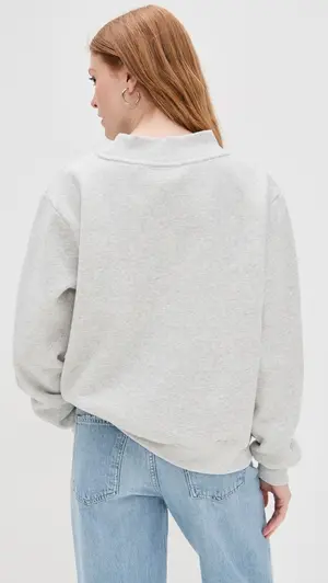 PARKE Chicago Graphic Mock Neck Sweatshirt