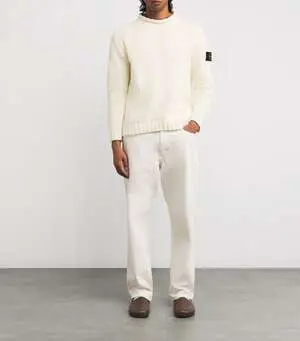 Stone Island Cable-knit Rollneck Sweater