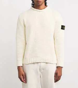 Stone Island Cable-knit Rollneck Sweater