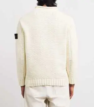 Stone Island Cable-knit Rollneck Sweater