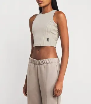 On All-day Ribbed Cropped Tank Top