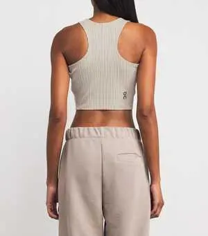 On All-day Ribbed Cropped Tank Top