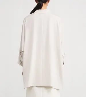 Max Mara Silk-blend Shirt Jacket