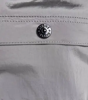 Stone Island Coated Nylon Logo Cross-body Bag - Grey