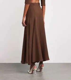 EDELINE LEE Jacquard Jete Midi Skirt