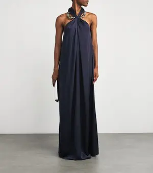 Stella McCartney Satin Embellished Gown