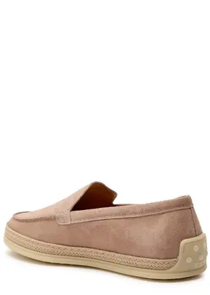 TOD'S Elisir Suede Loafers - Sand