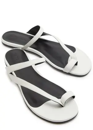 Khaite Aimee Leather Sandals