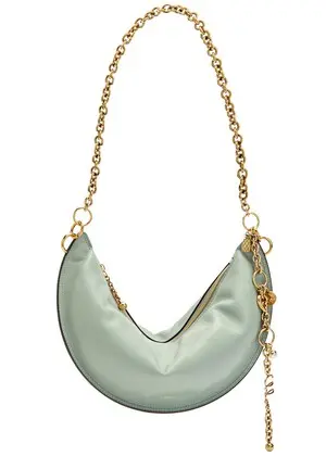 Chloé Icons Leather Shoulder Bag - Light Blue