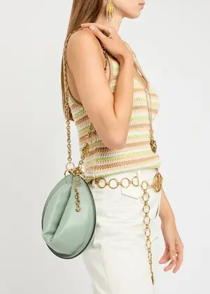 Chloé Icons Leather Shoulder Bag - Light Blue