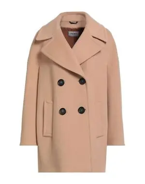 Cinzia Rocca Double-breasted Coat - Beige