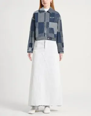 You Must Create Denim Patchwork Jacket