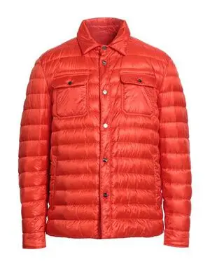 Men's Orange Puffer Jackets