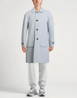 Eleventy Platinum Sky Wool Coat