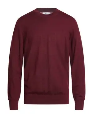 Iceberg Solid Wool Sweater - Red
