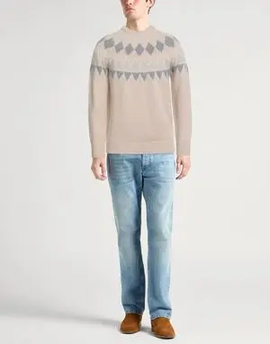 Fedeli Cashmere Intarsia Knit Sweater