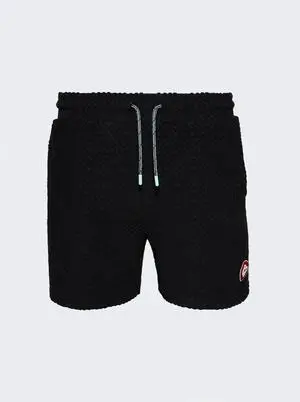 Casablanca Towelling Shorts - Black