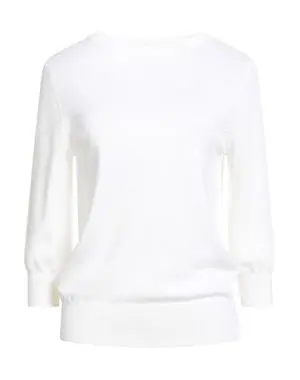 ARAGONA Merino Wool Sweater - White